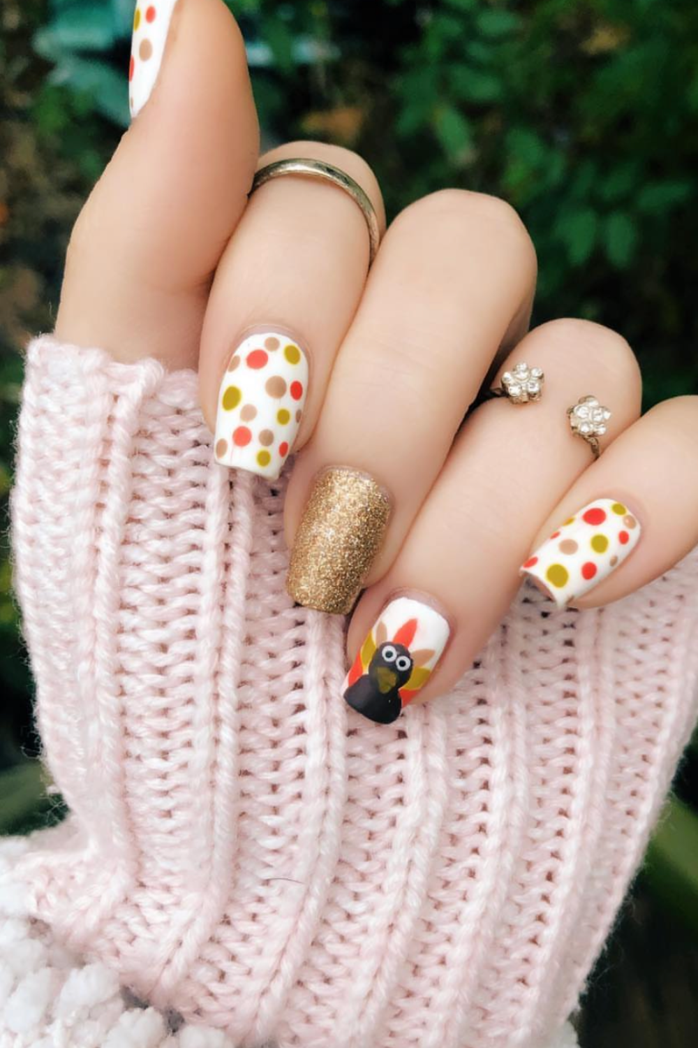 25 Impresionantes Diseños de Uñas para Acción de Gracias 🍁 ¡Luce Unas ...