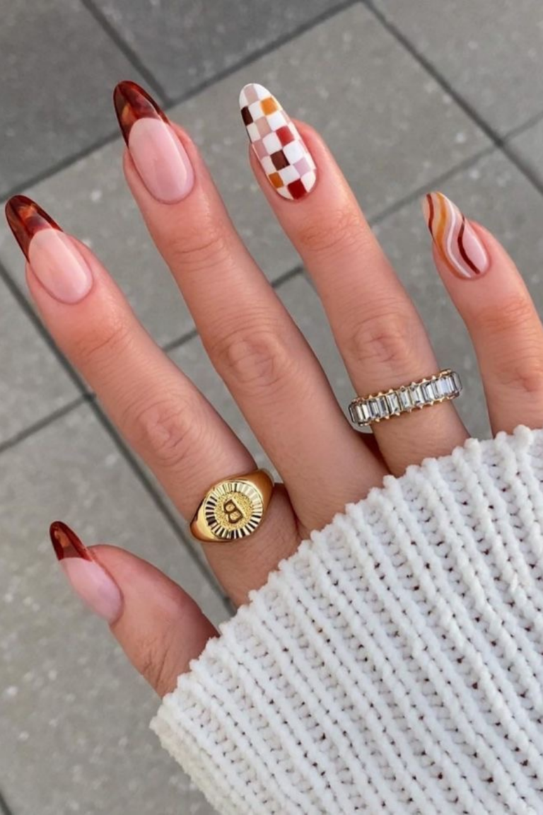 25 Impresionantes Diseños de Uñas para Acción de Gracias 🍁 ¡Luce Unas ...