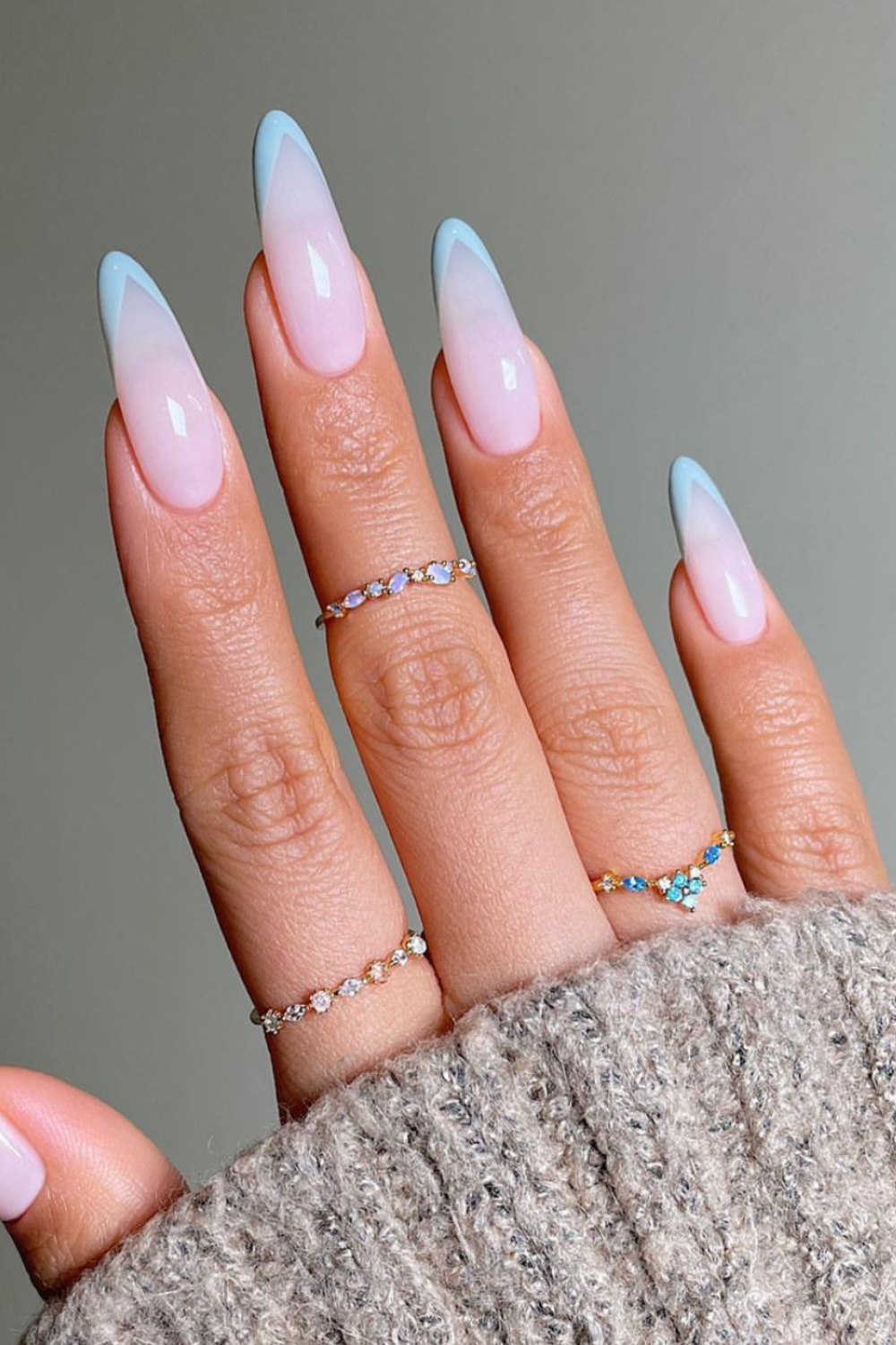 42 Blue Nail Designs That'll Have You Feeling Extra AF!