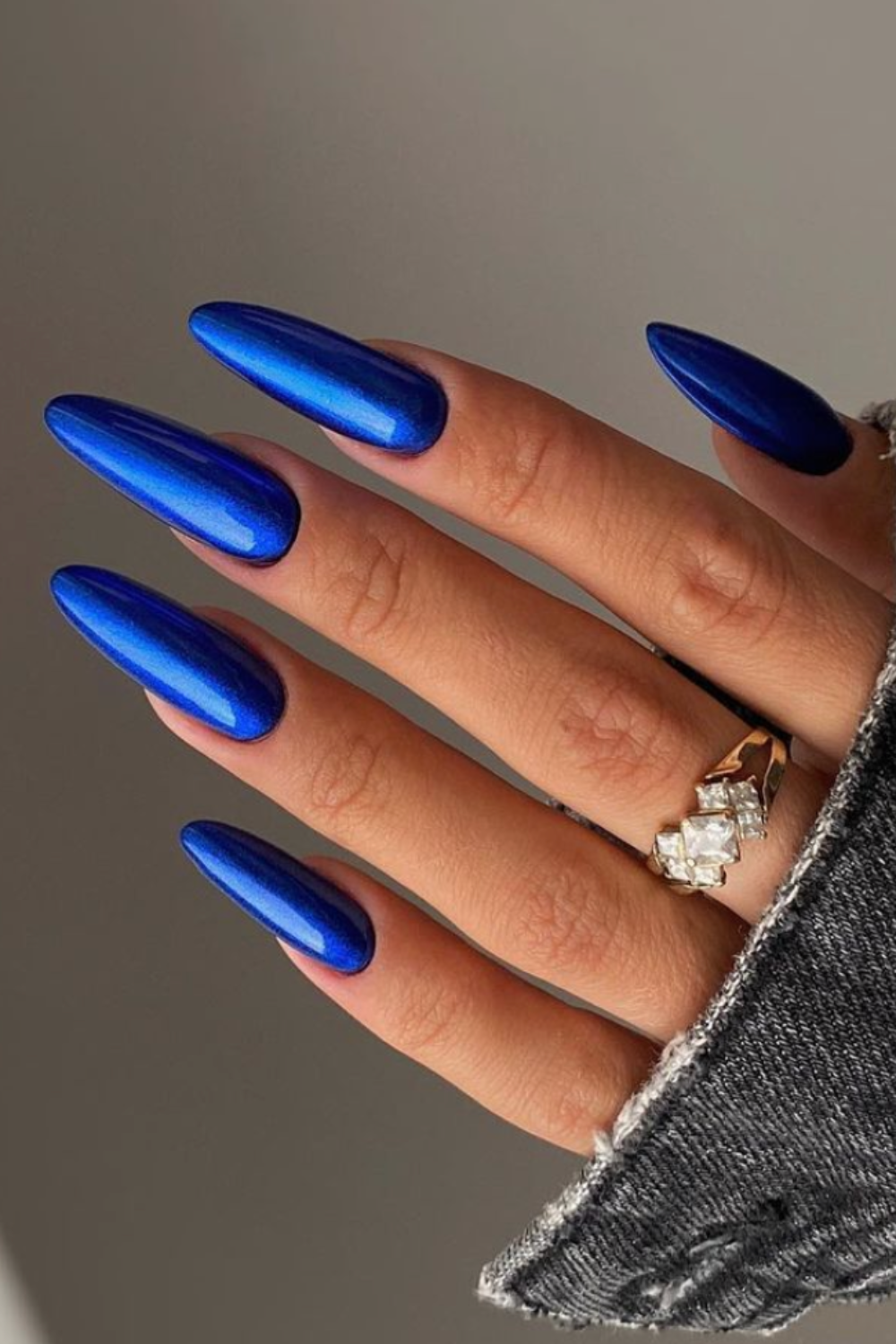 42 Blue Nail Designs That'll Have You Feeling Extra AF!