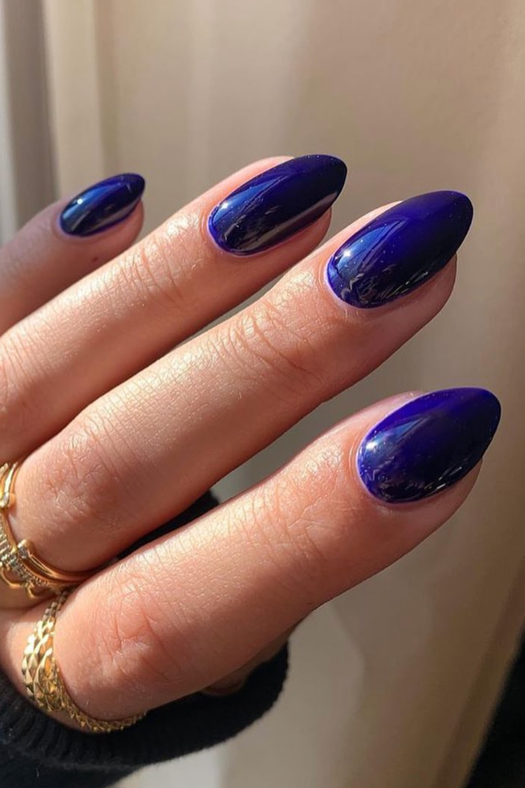 29 Dark Blue Nails To Make Your Tips Shine Like A Midnight Sky!