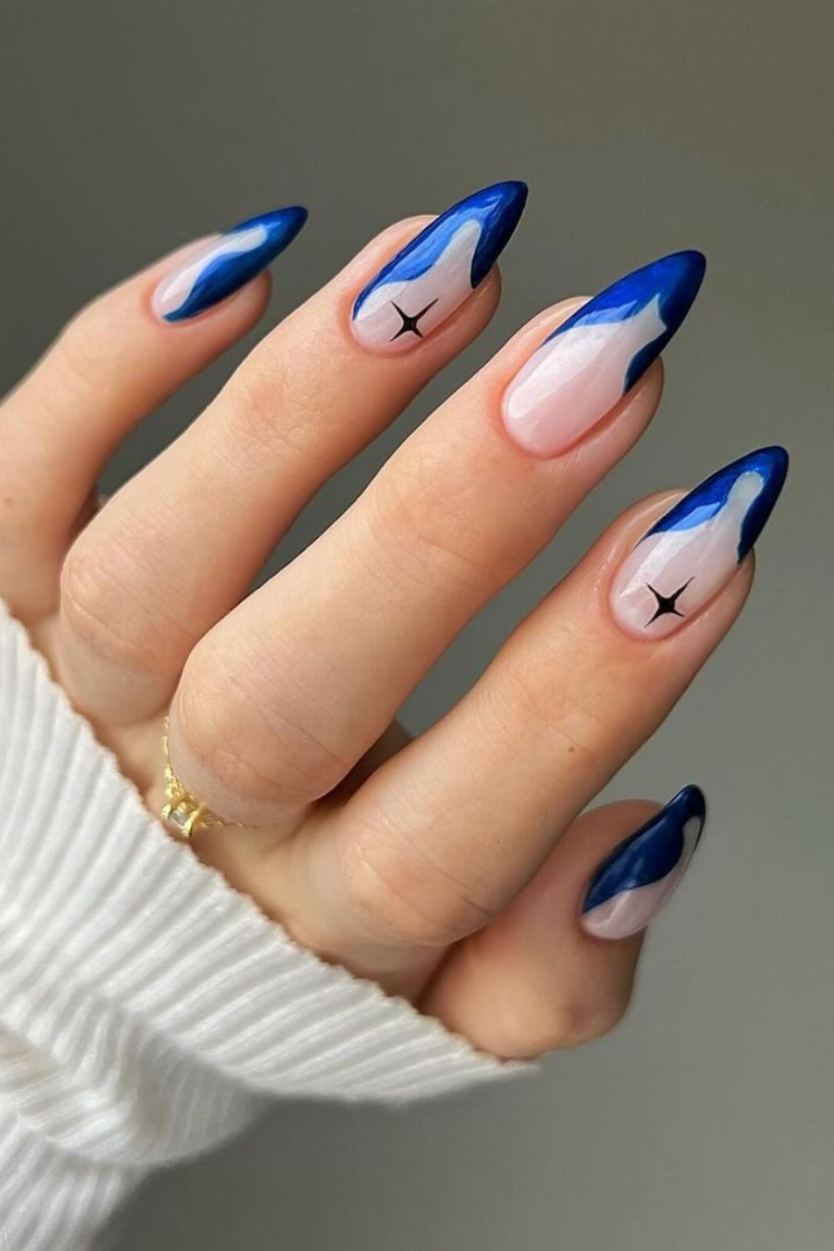 29 Dark Blue Nails To Make Your Tips Shine Like A Midnight Sky!