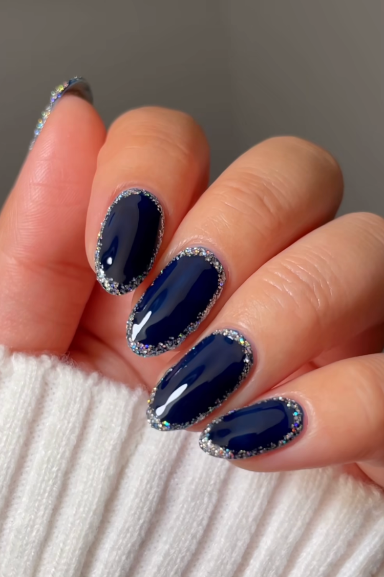 29 Dark Blue Nails To Make Your Tips Shine Like A Midnight Sky!