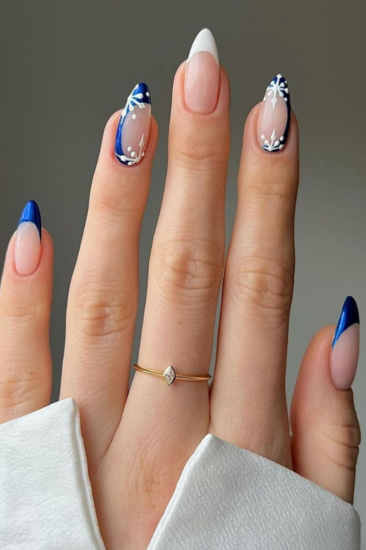 29 Dark Blue Nails To Make Your Tips Shine Like A Midnight Sky!