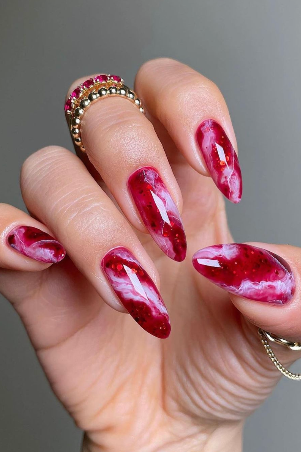 30 Lindas Ideas De Uñas En Rojo Elegantes Que Debes Probar!! - DECORAMANO