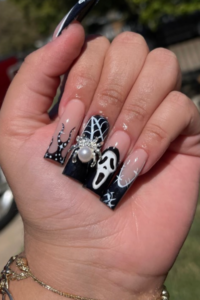 49 Creepy Cute Ghost Face Nails That Are Hauntingly Gorgeous!