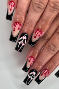 49 Creepy Cute Ghost Face Nails That Are Hauntingly Gorgeous!