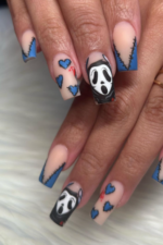 49 Creepy Cute Ghost Face Nails That Are Hauntingly Gorgeous!