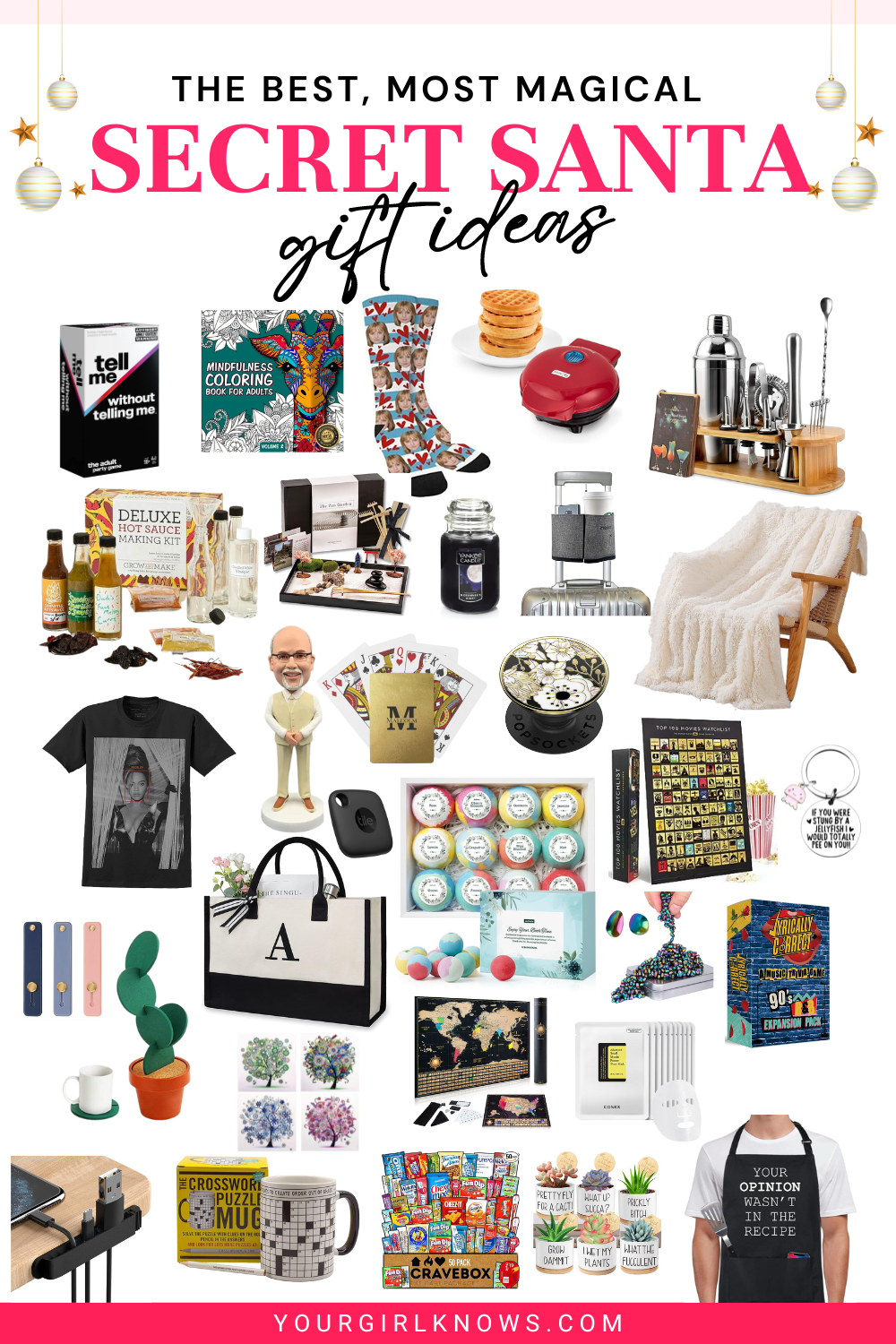 35 Truly Unique Secret Santa Gift Ideas That Actually Sleigh