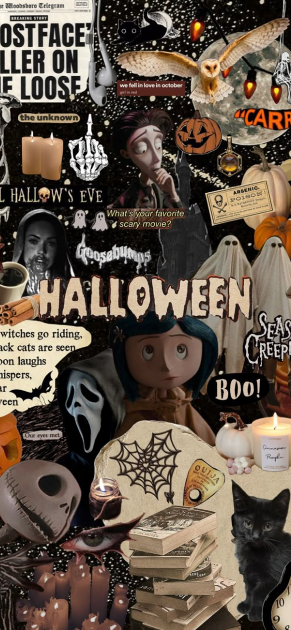 22 Halloween Wallpapers That’ll Haunt Your Lock Screen—in The Cutest Way