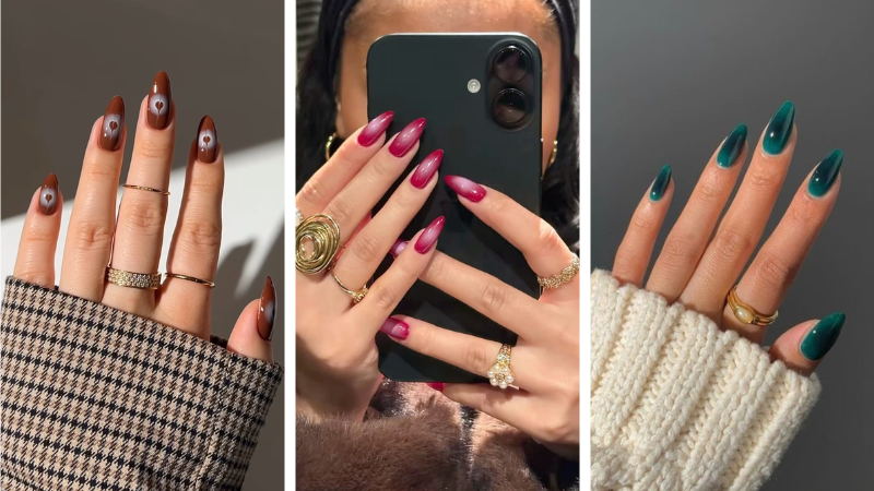 17 Cute Fall Aura Nails That Look Way More Expensive Than They Are
