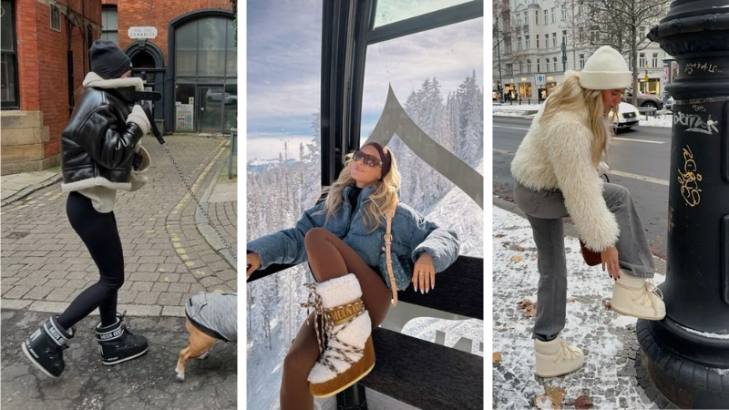 18 Moon Boots Outfits That Make Winter Days Look Way Cuter | YOUR GIRL ...