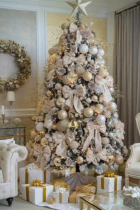 The 15 Chic Champagne Christmas Tree Ideas Pinterest Can’t Stop Saving
