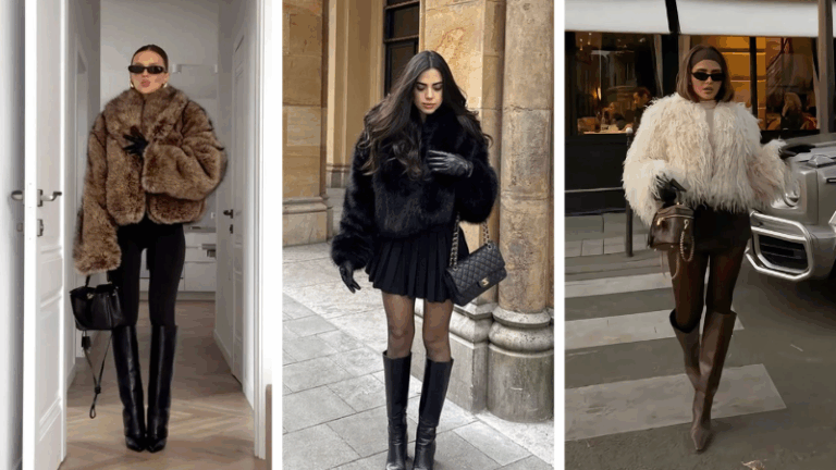 17 Fur Coat Outfits That Are Bold, Cozy, And Totally Statement-Making ...