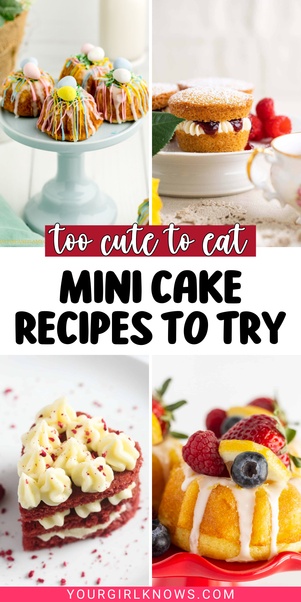 20 Mini Cake Recipes That Are Almost Too Cute To Eat (But Way Too ...